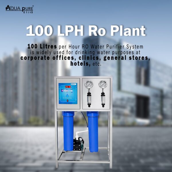 100 LITERS RO PLANT - Aqua Pure Elite